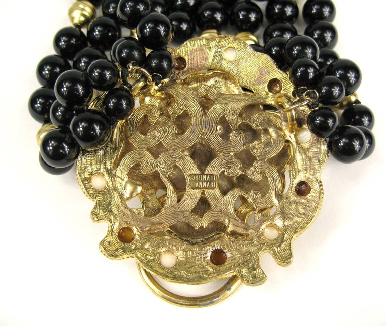 Donald Stannard "Lions Door" Cabochon Necklace Massive Piece For Sale ...