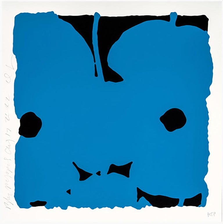 Donald Sultan - Blue Poppies, Aug. 17,2022 For Sale at 1stDibs