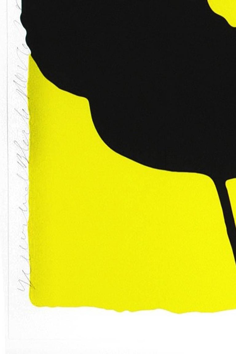 Donald Sultan - Yellow and Black Flowers at 1stDibs | yellow sultans flower