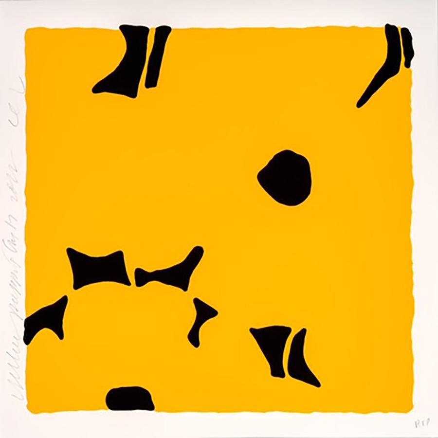 Donald Sultan - Yellow Flowers For Sale at 1stDibs