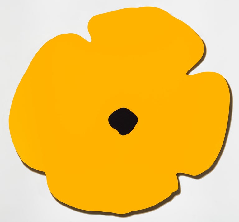 Donald Sultan - Yellow Wall Poppy, Aug 13, 2020 For Sale at 1stDibs