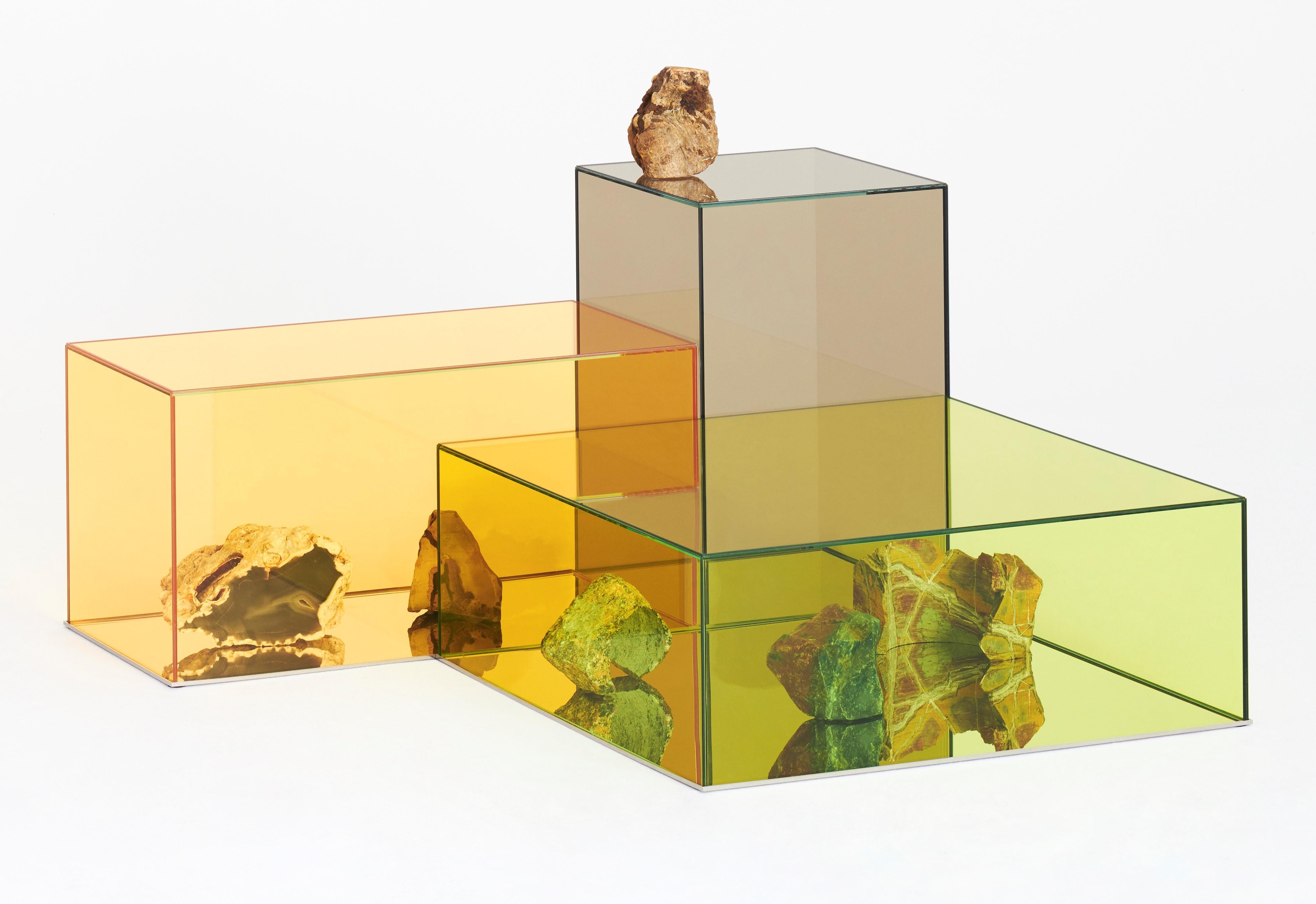 DONALD Transparent Coloured Glass Low Tables by Philippe Starck for ...