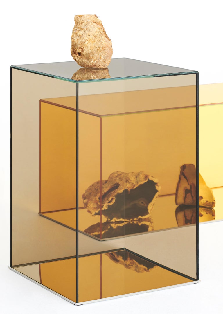 DONALD Transparent Coloured Glass Low Tables by Philippe Starck for ...