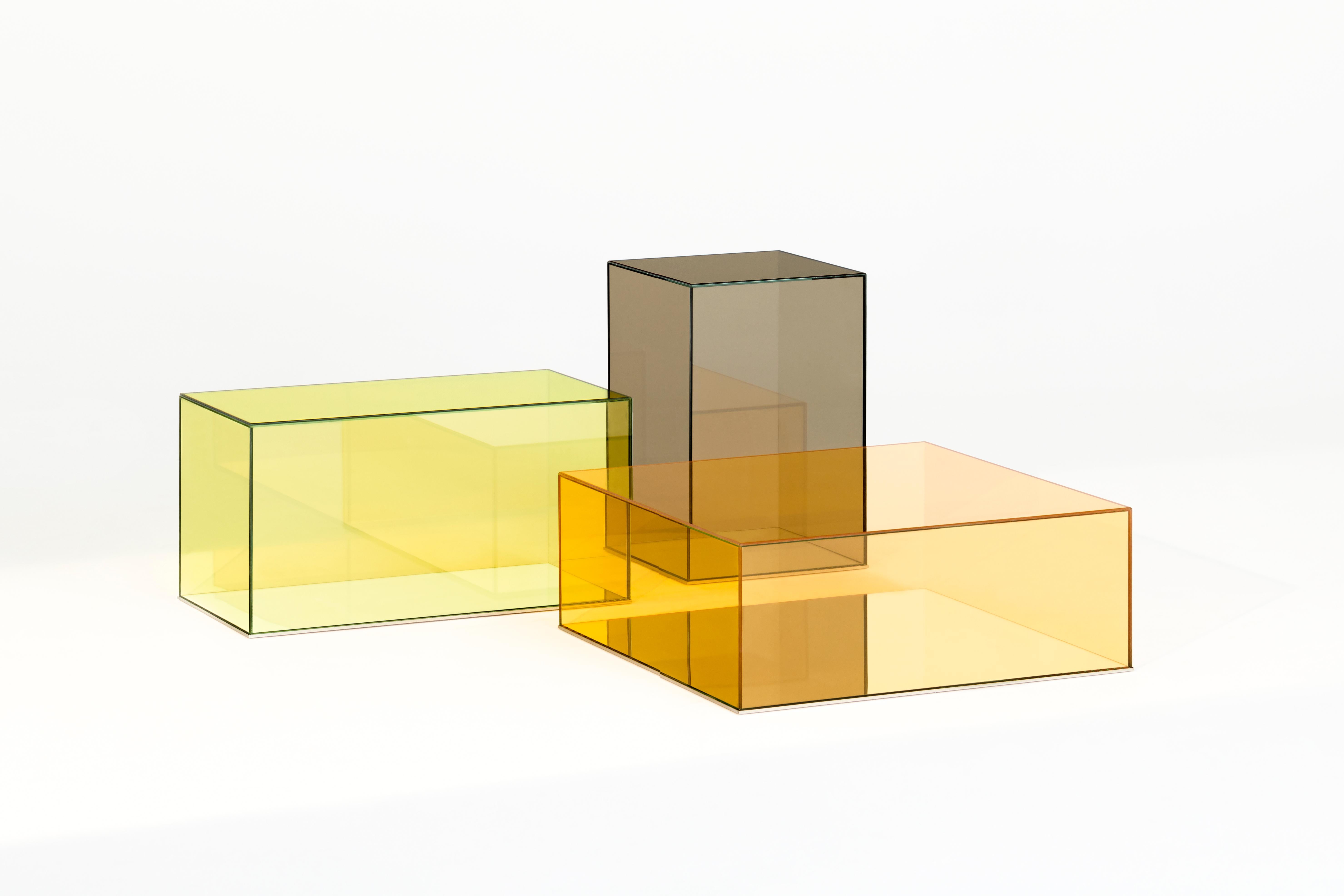 DONALD Transparent Coloured Glass Low Tables by Philippe Starck for ...