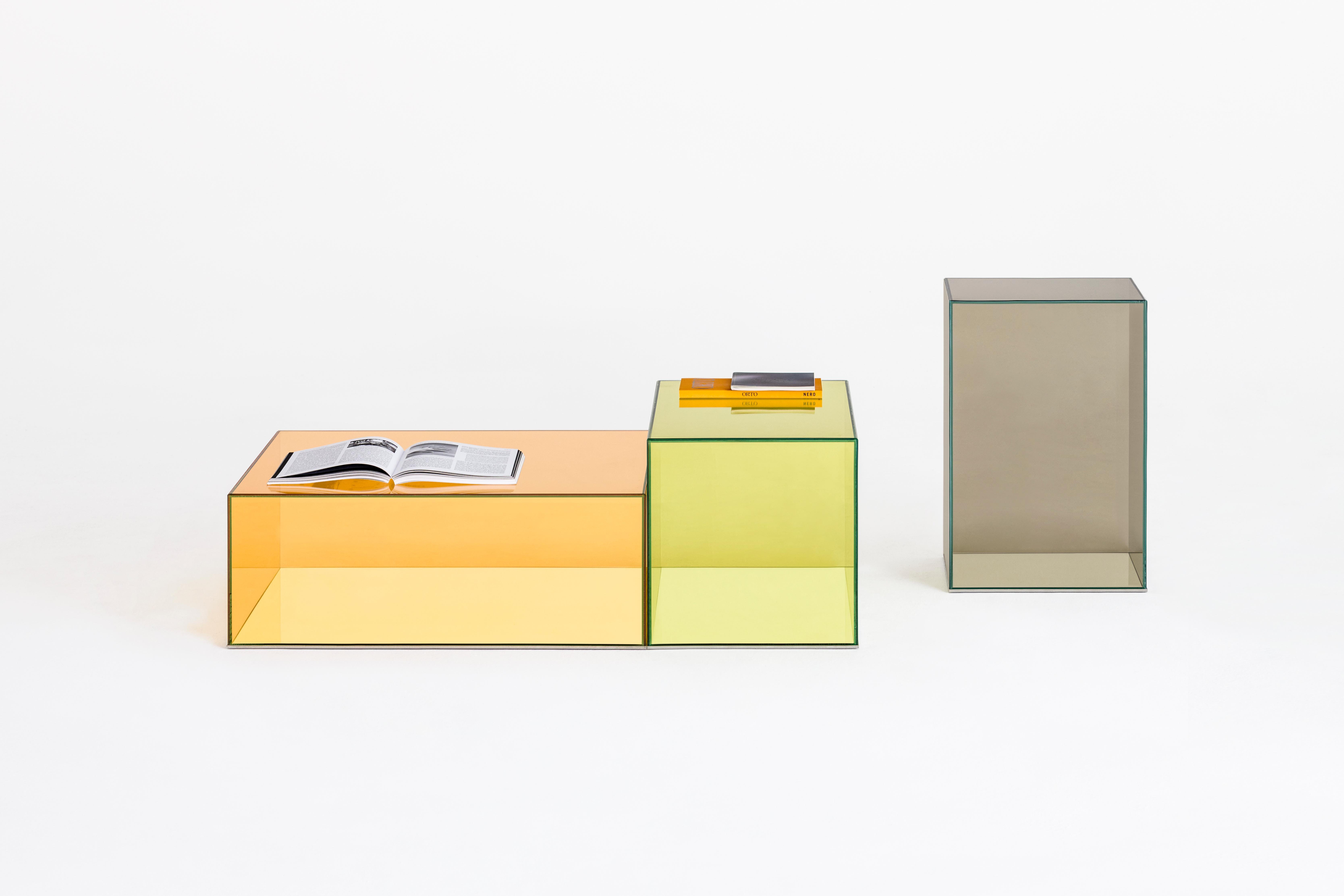 DONALD Transparent Coloured Glass Low Tables by Philippe Starck for ...