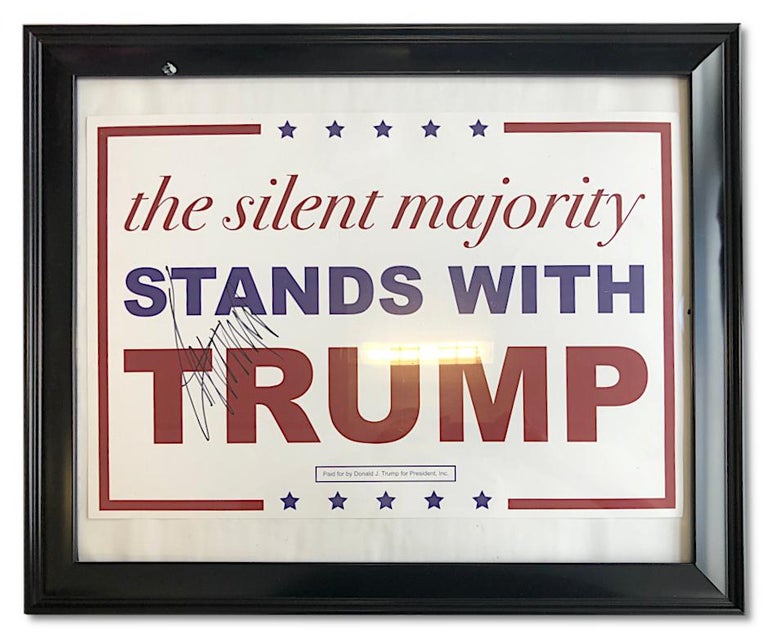 Donald Trump Autographed Poster at 1stDibs