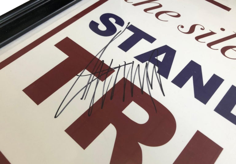 Donald Trump Autographed Poster at 1stDibs