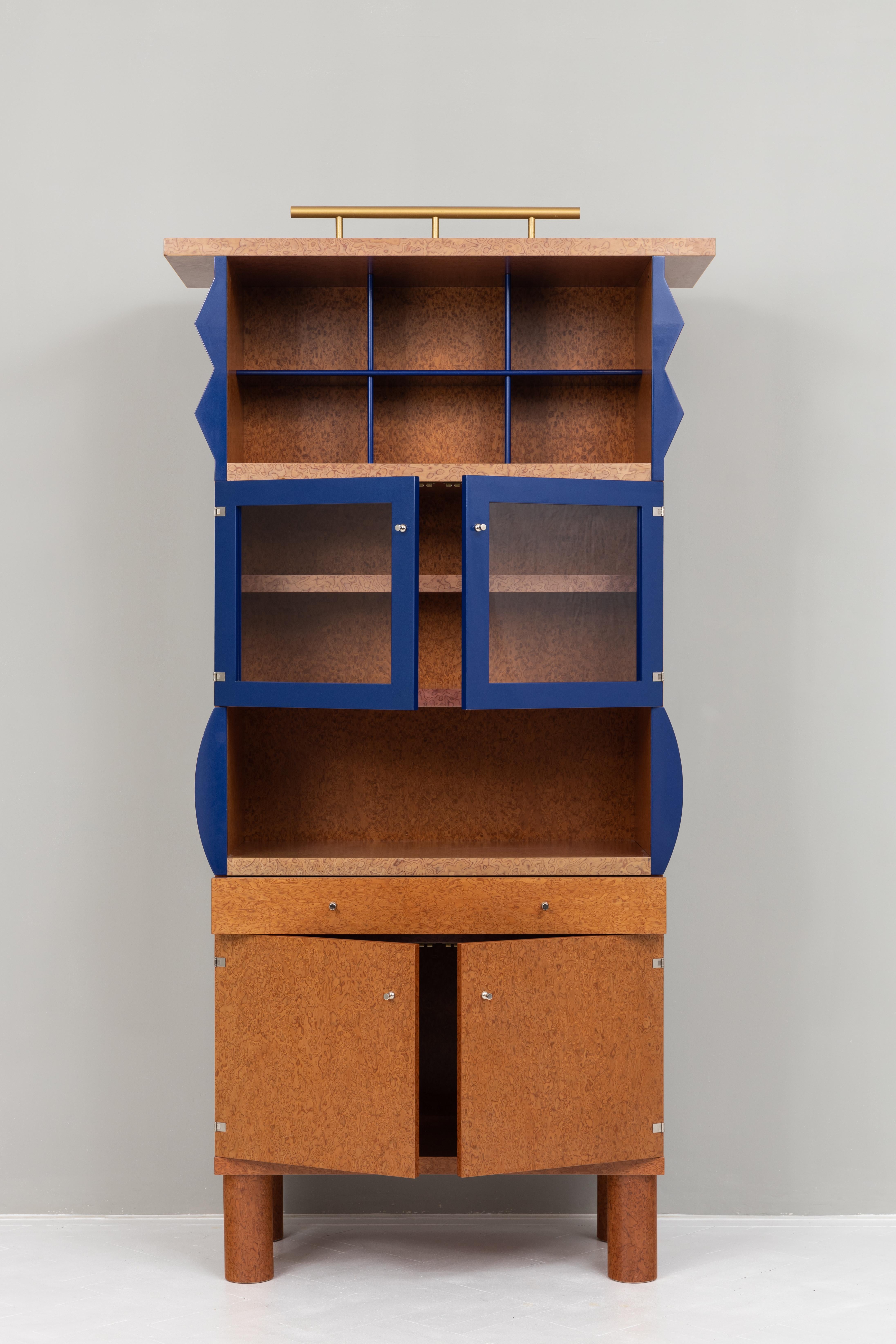 "Donau" Cabinet Bookcase by Ettore Sottsass and Marco Zanini for ...