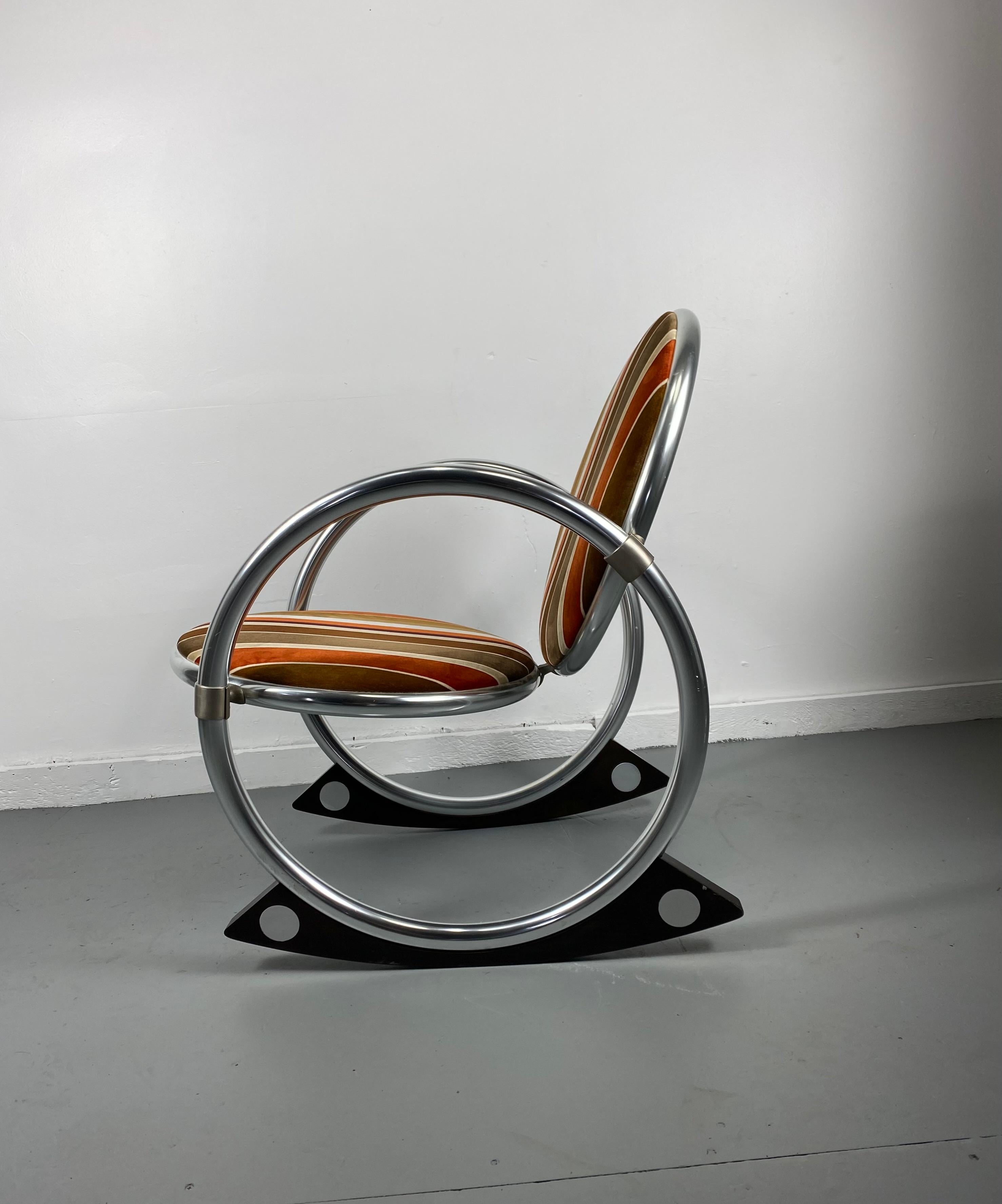 'Dondolo' Rocking Chairs with Tubular Frame by Verner Panton at 1stDibs ...