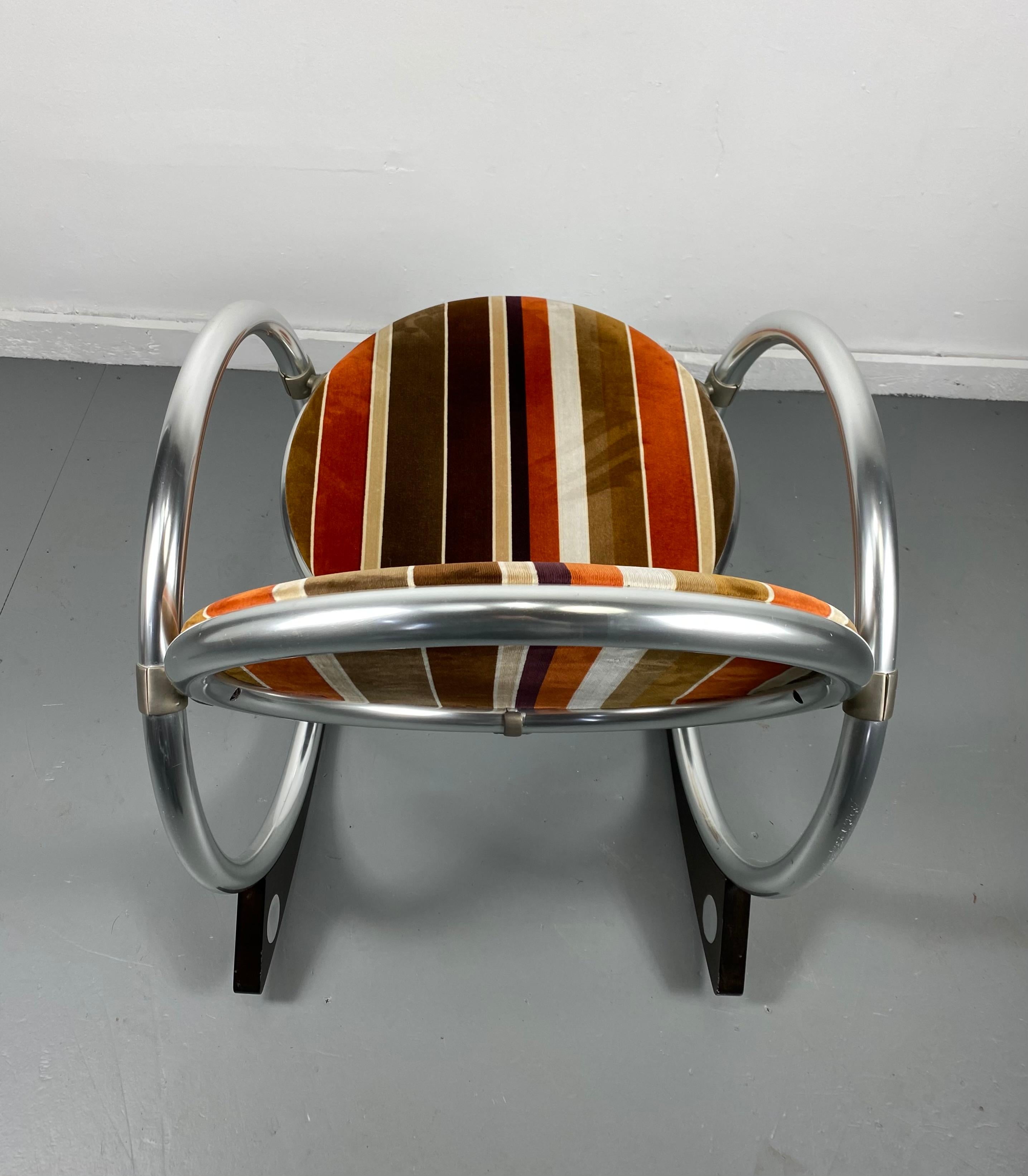 'Dondolo' Rocking Chairs with Tubular Frame by Verner Panton at 1stDibs ...