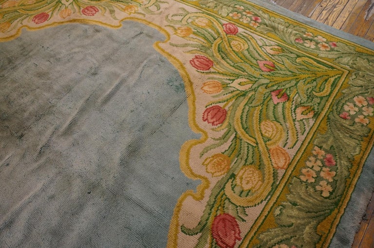 Early 20th Century Irish Donegal Arts and Crafts Carpet (12' x 15 ...