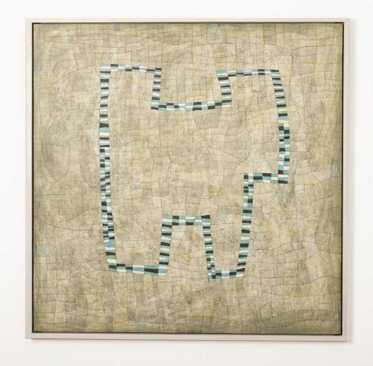 Donise English - Specifically Nowhere, Green (Abstract Geometric ...