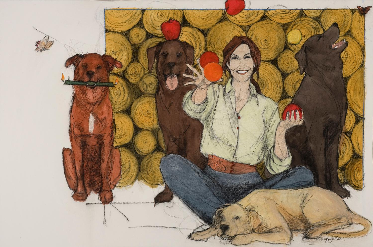 Donna Howell-Sickles - Like a Moth to a Flame (cowgirl, juggling, balls ...