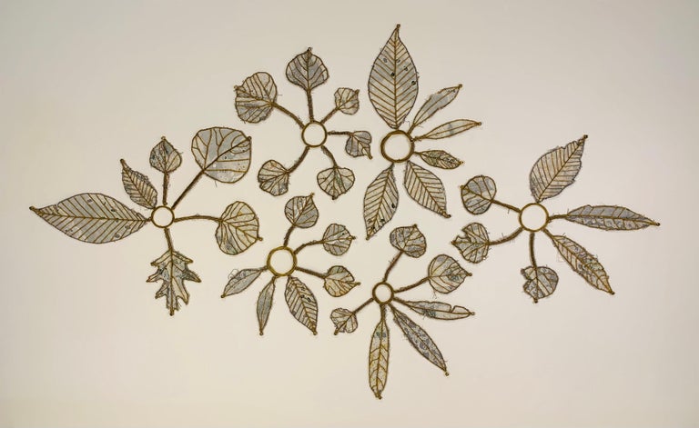 Donna Sharrett - Hitkwike Green River, Mixed Media Botanical Textile ...