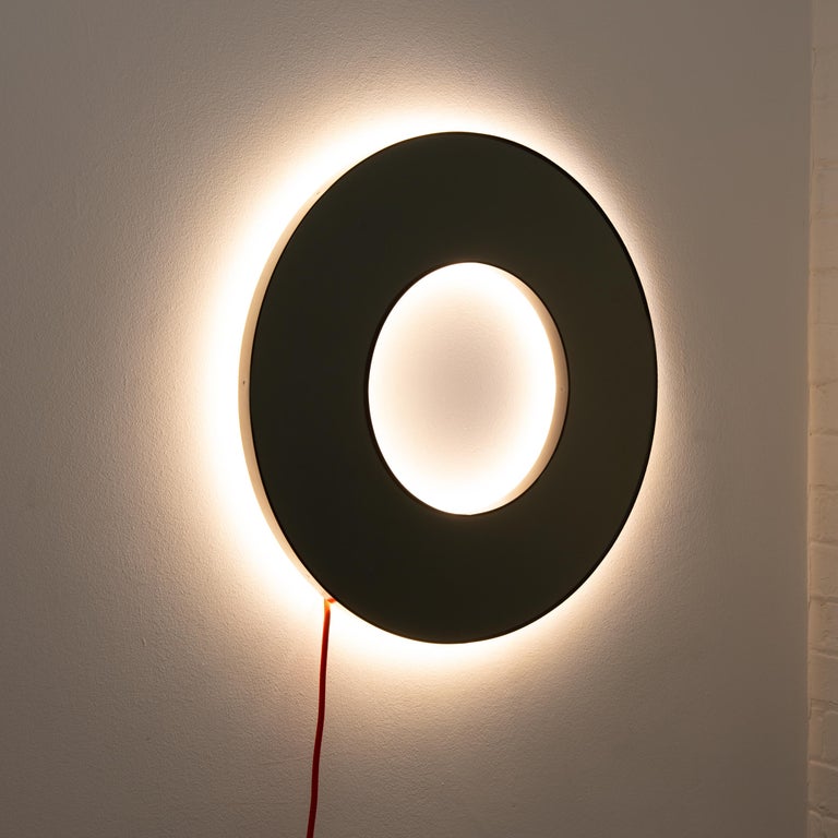 Donut Round Black Tinted Customisable Mirror with Back Illumination ...