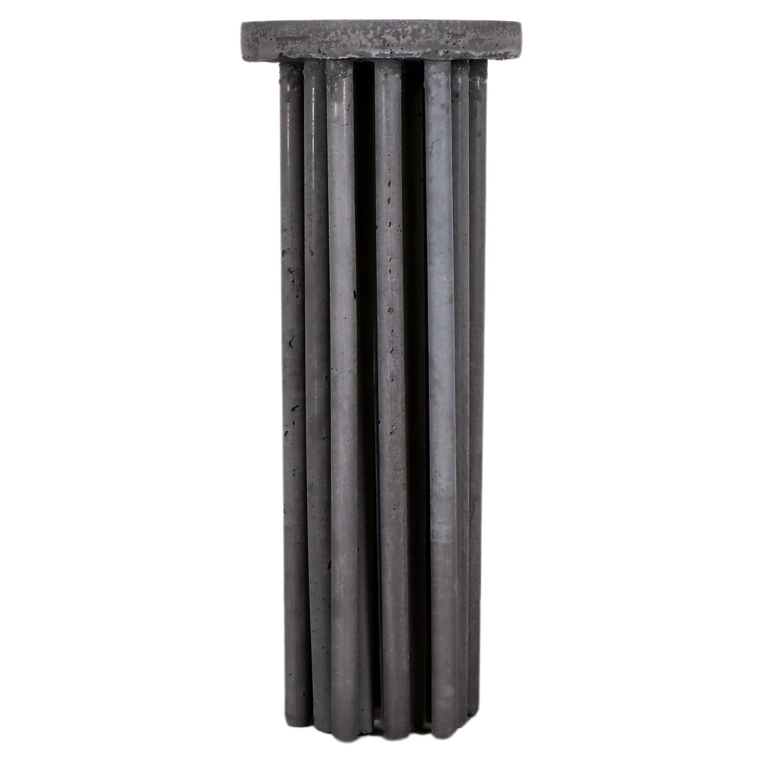 Mask Sculpted Plinth by Lucas Morten For Sale at 1stDibs