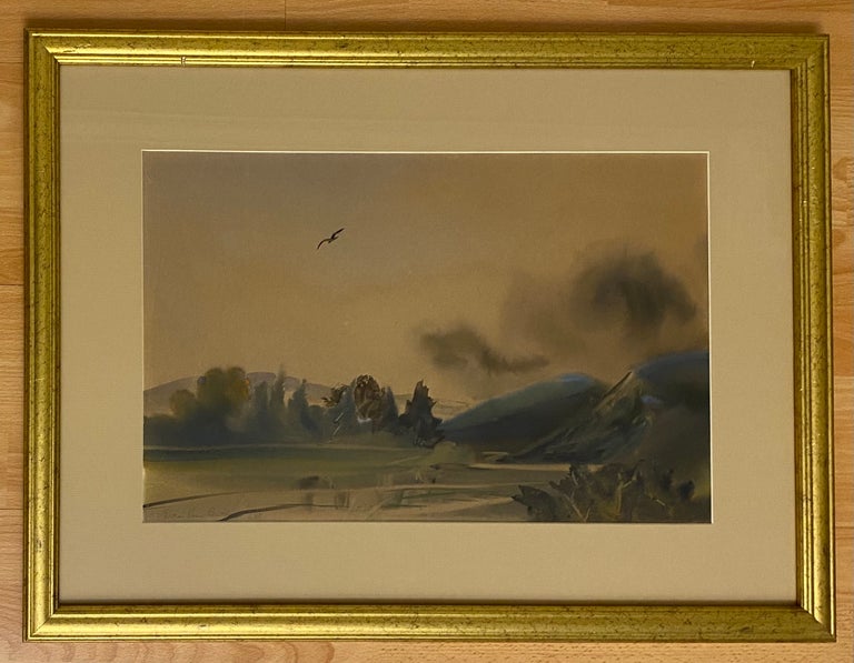 Dora Keen Butcher Watercolor Painting Hawaiian Island Scene For Sale at ...