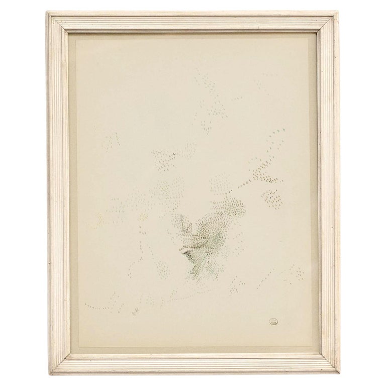 Dora Maar Pointillist Surrealist Landscape Drawing For Sale at 1stDibs
