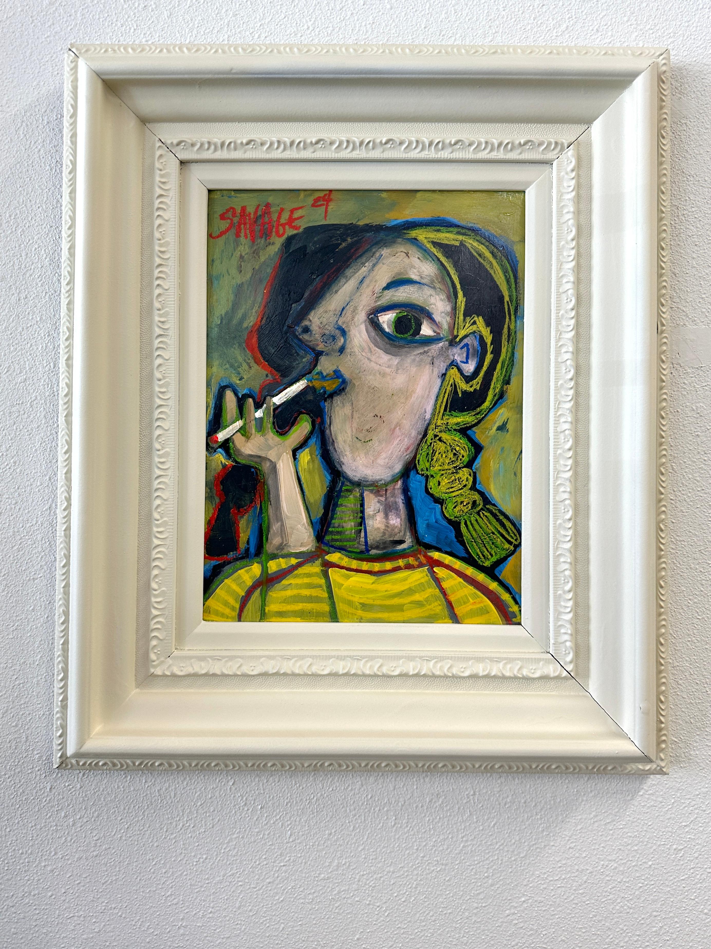 “Dora Maar Smoking” Homage to Picasso by Noted Palm Artist Shawn Savage ...