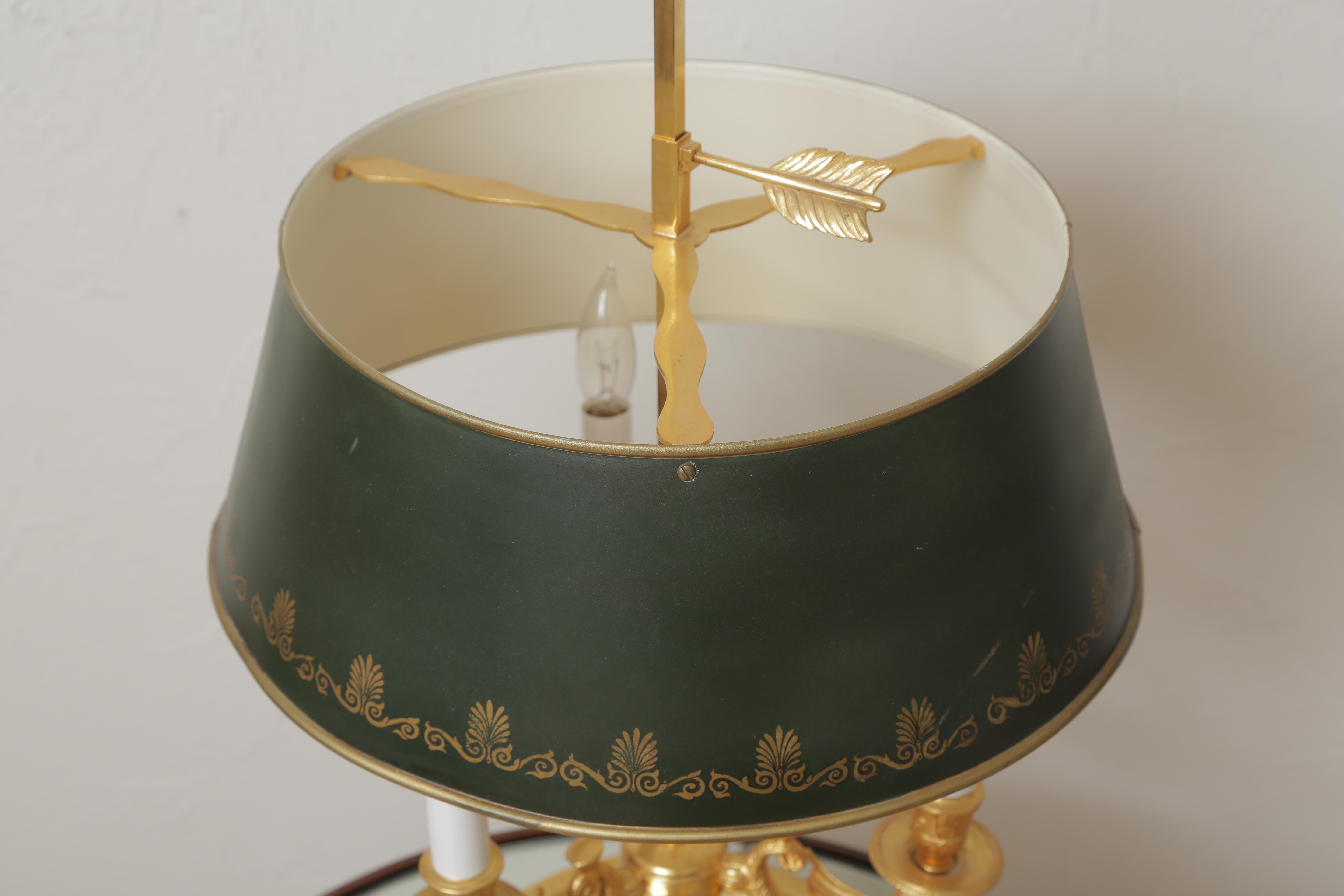 Dore Bronze Bouillotte Lamp at 1stDibs