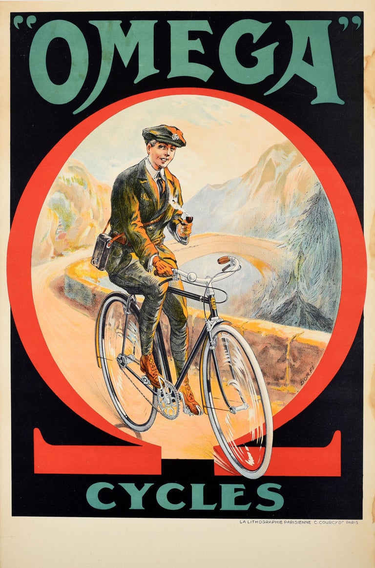 Dorfi (Albert Dorfinan) - Original Vintage Bike Advertising Poster ...