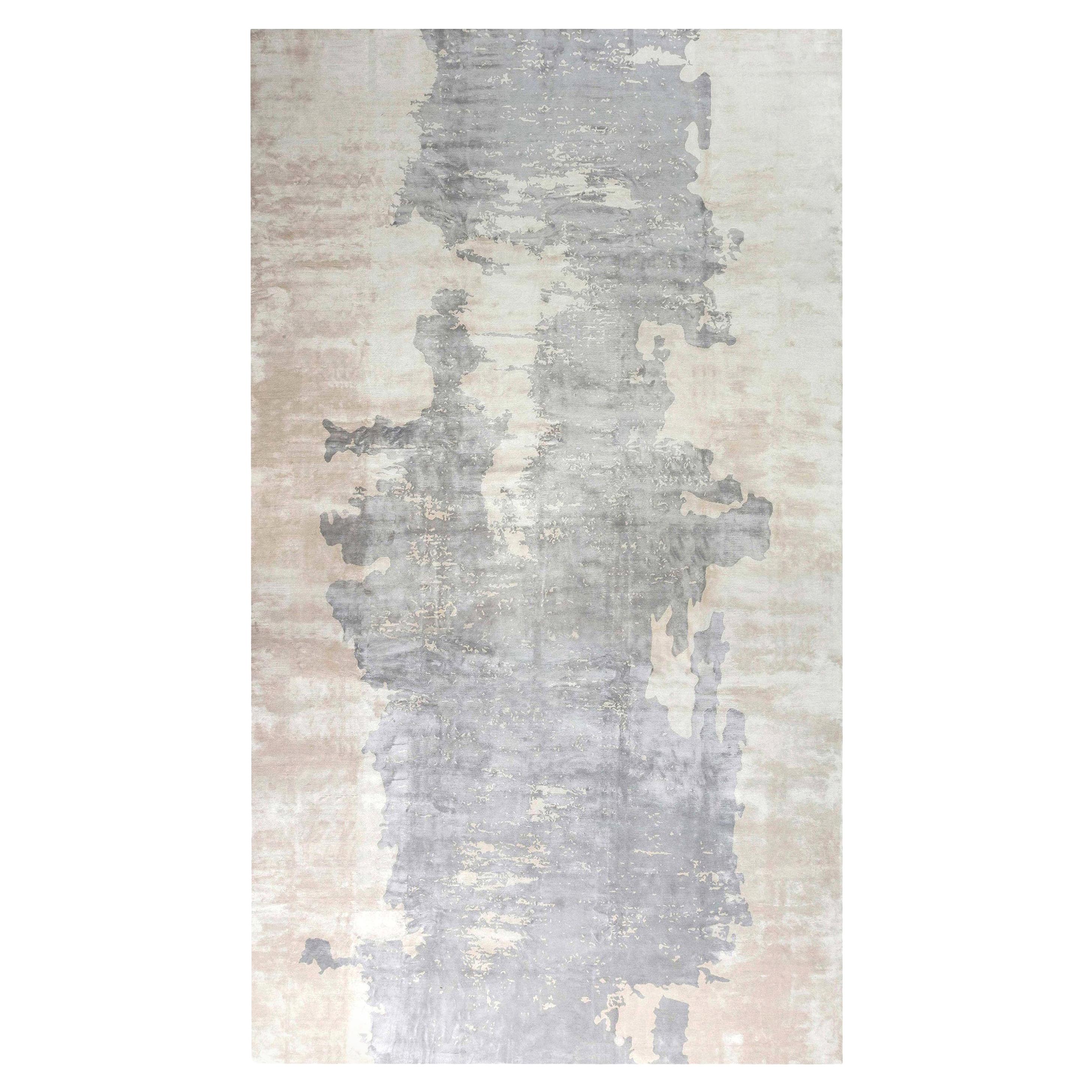 Customizable Ben Soleimani Silk Marca Rug– Handwoven Sheen Soft Dark ...
