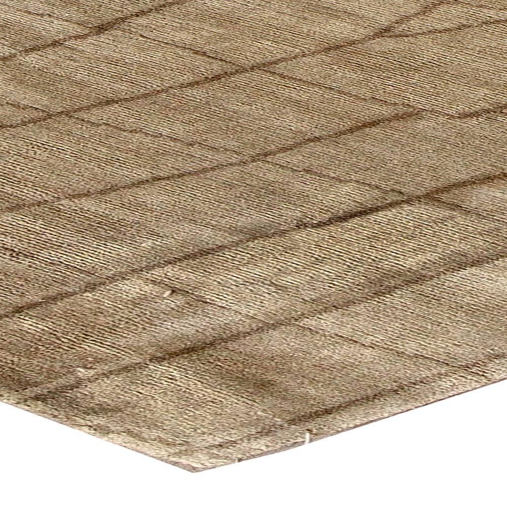 Luxurious Silk Rug with Grey Crocodile Skin Design by Doris Leslie Blau ...