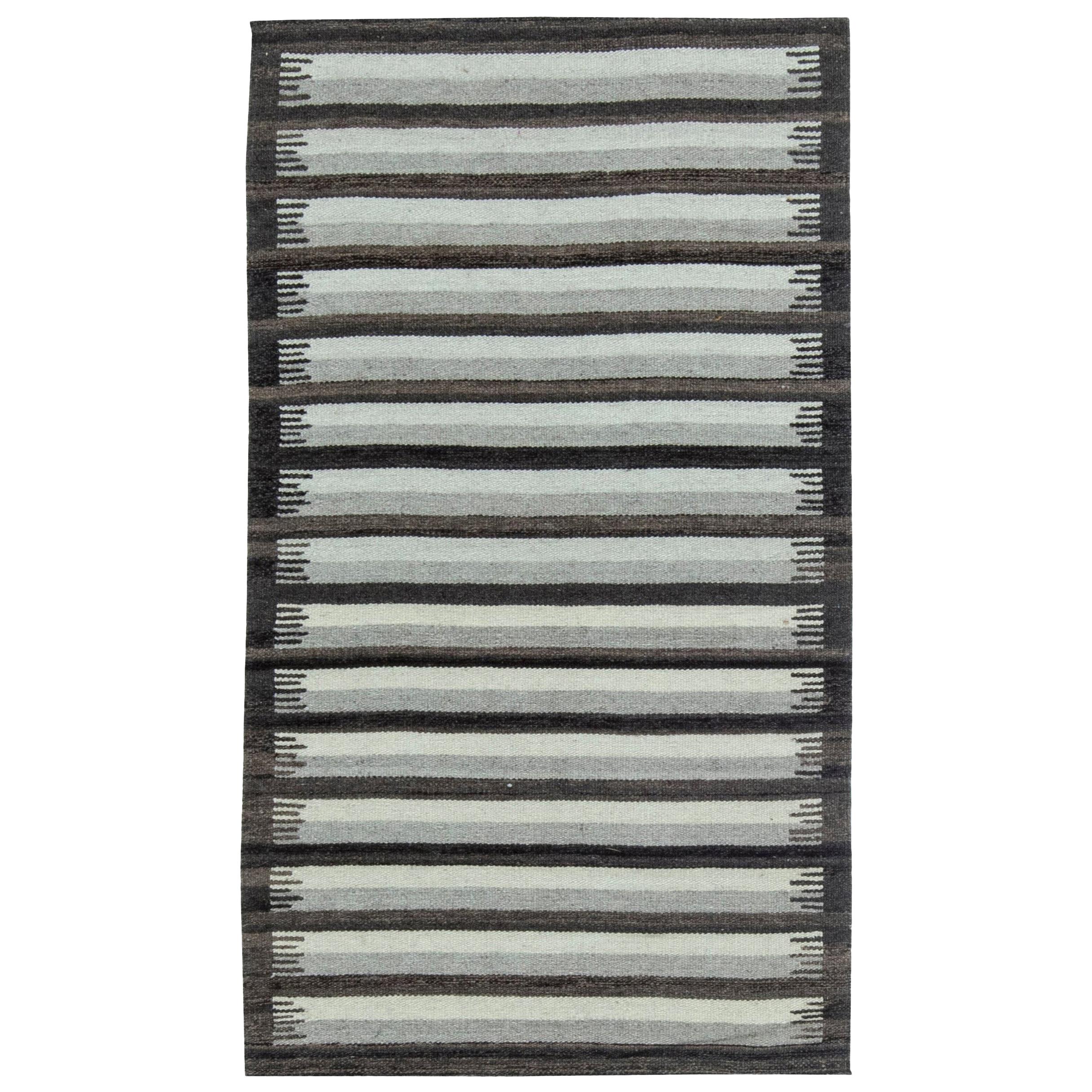 Midcentury Danish Modern Ege Rya Wool Shag Rug 'Sunrise Lo' at 1stDibs