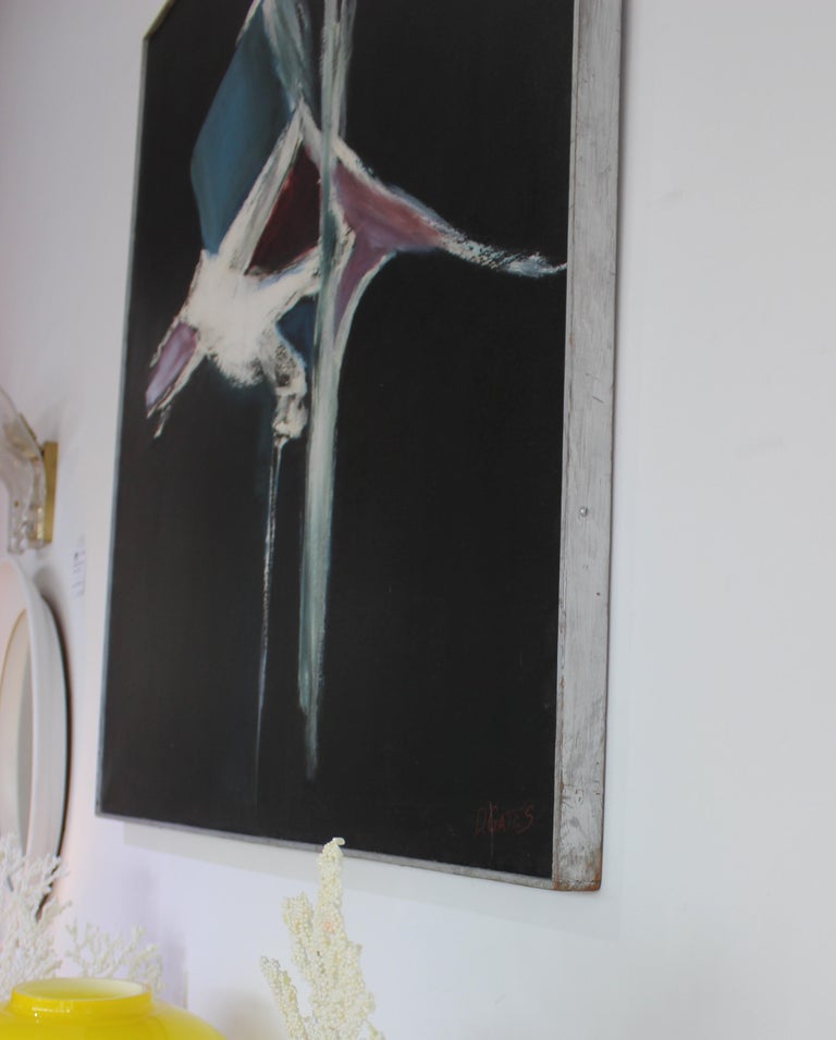 Dorothy Gates "Talisman" Abstract Painting For Sale at 1stDibs