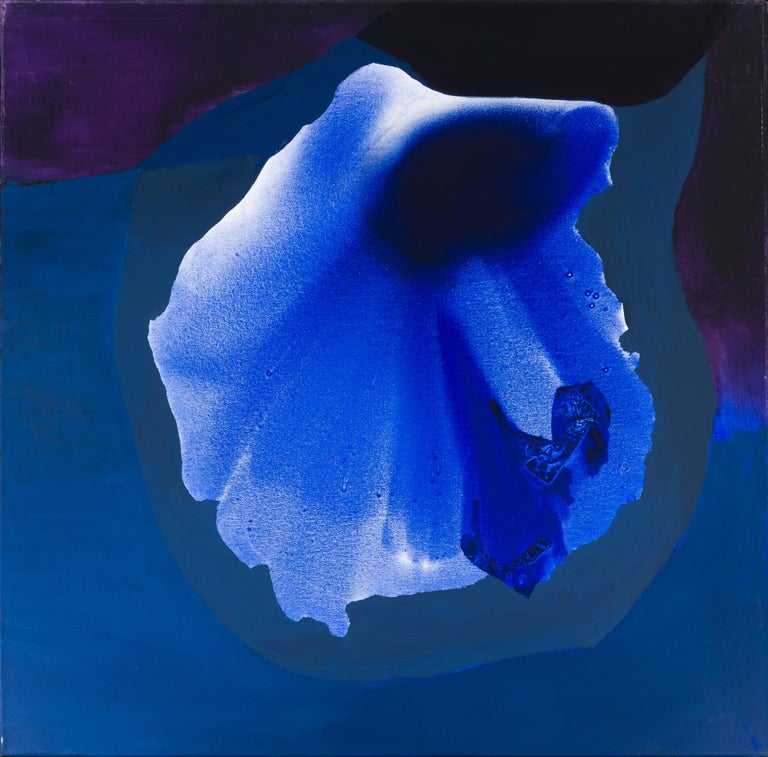 Dorothy Hood - Dorothy Hood, Single Blue, Oil on Canvas at 1stDibs