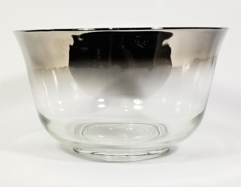 Dorothy Thorpe Punch Bowl Set Mid Century 1960s Glassware Barware Set ...