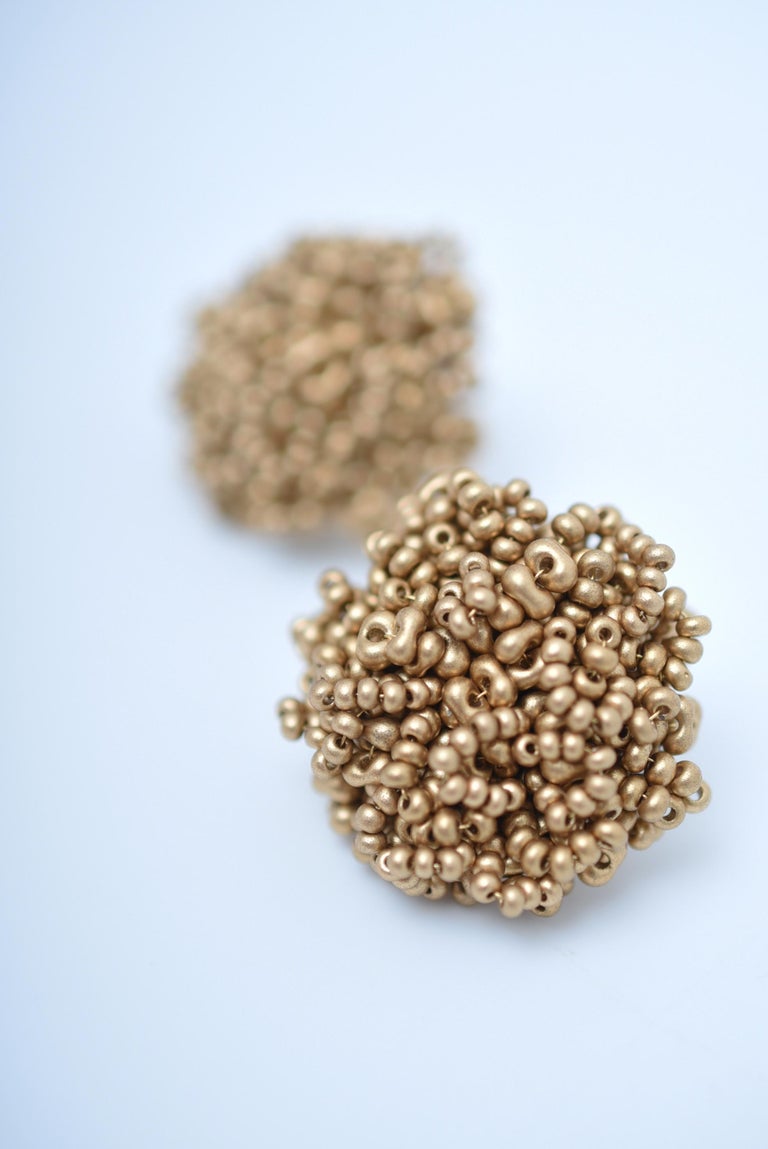dot earring(GOLD) / vintage jewelry ,1970's vintage parts For Sale at ...