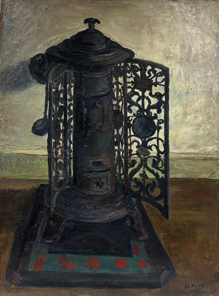 Édouard Righetti (1924-2001) - 1960s French Interior Still Life - The ...