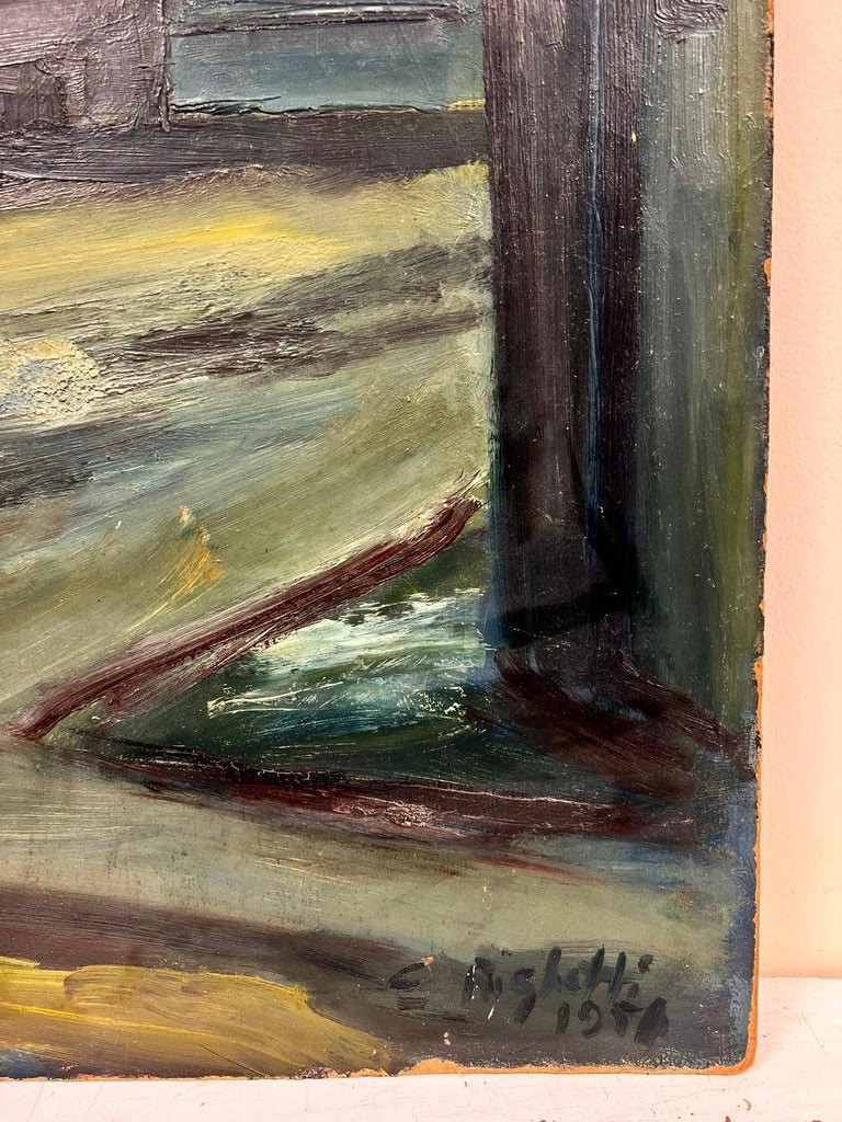 Édouard Righetti (1924-2001) - 20th Century French Signed Oil - Coastal ...