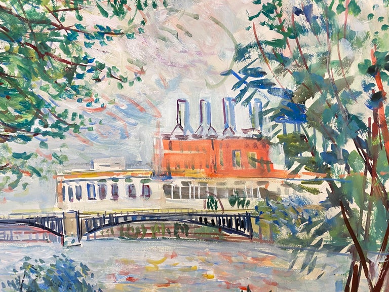 Édouard Righetti (1924-2001) - Original French Mid Century Colourful ...