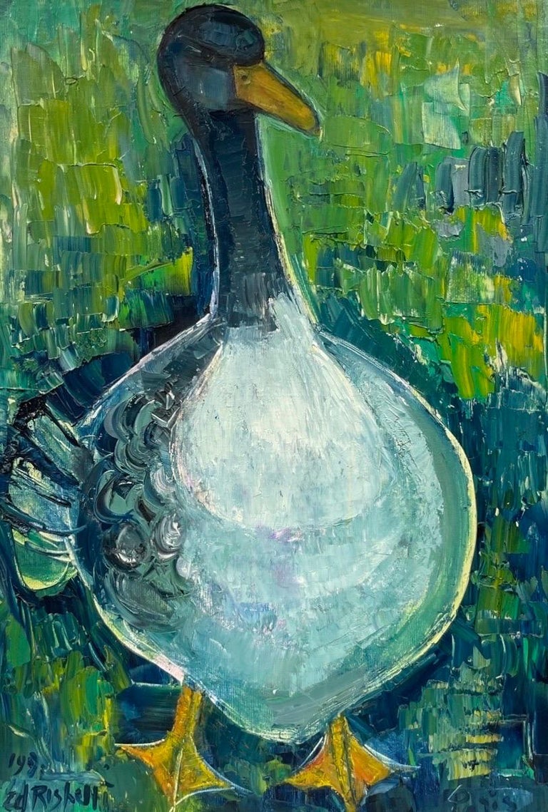 Édouard Righetti (1924-2001) - Original French Mid Century Oil ...