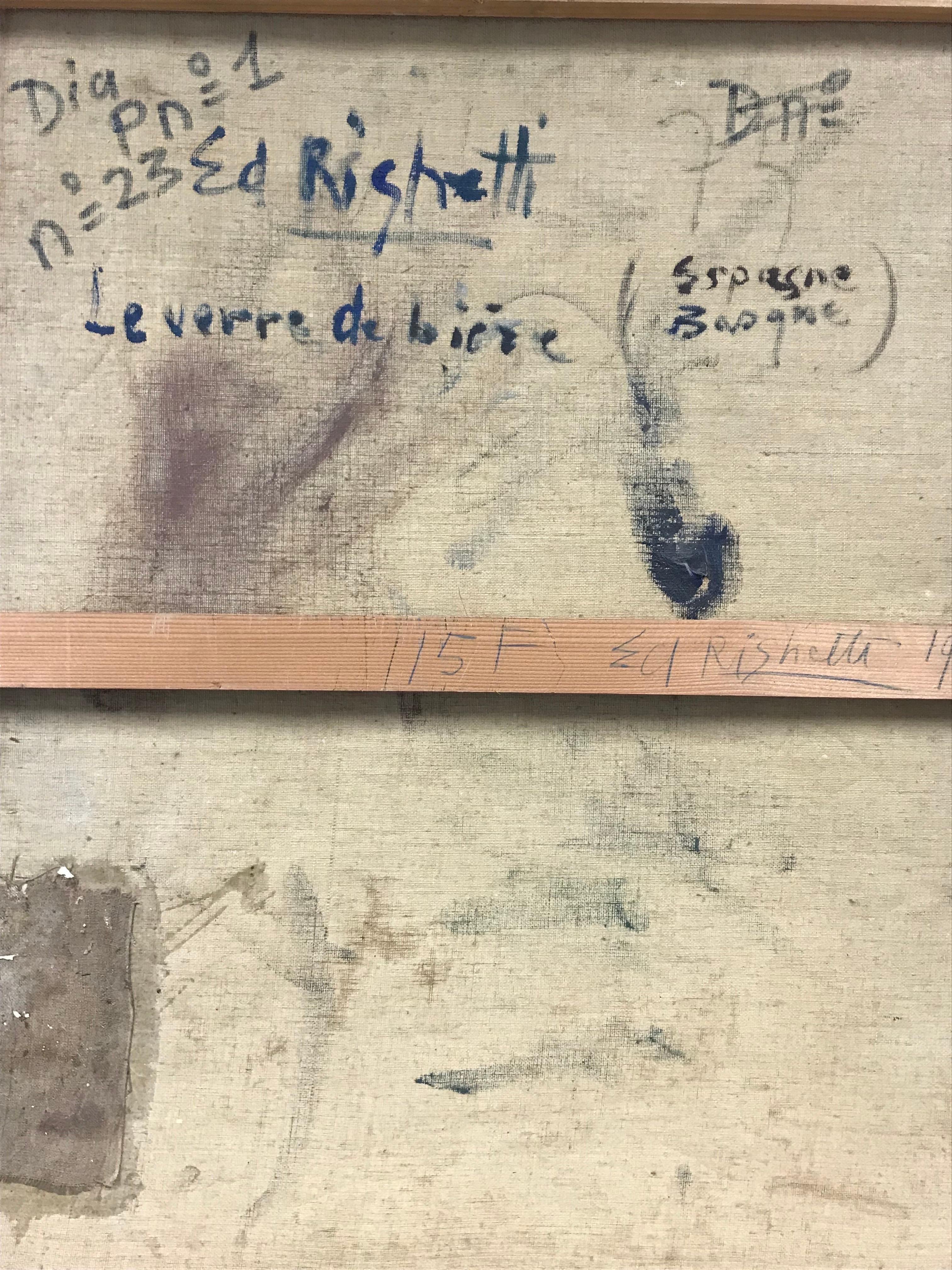 Édouard Righetti (1924-2001) - Superb 20th Century French Signed Oil ...