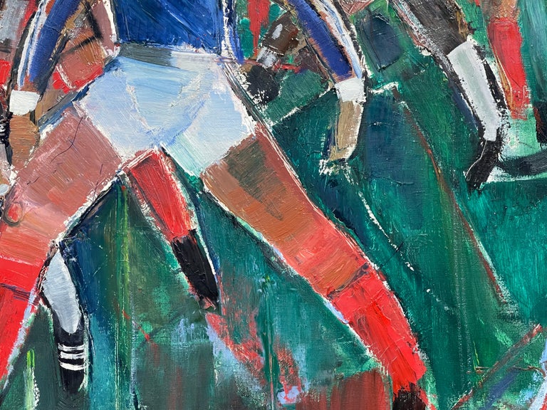 Édouard Righetti (1924-2001) - The Football Match, Huge Original French ...