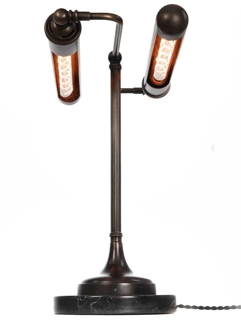 Double Bank Desk Light For Sale at 1stDibs