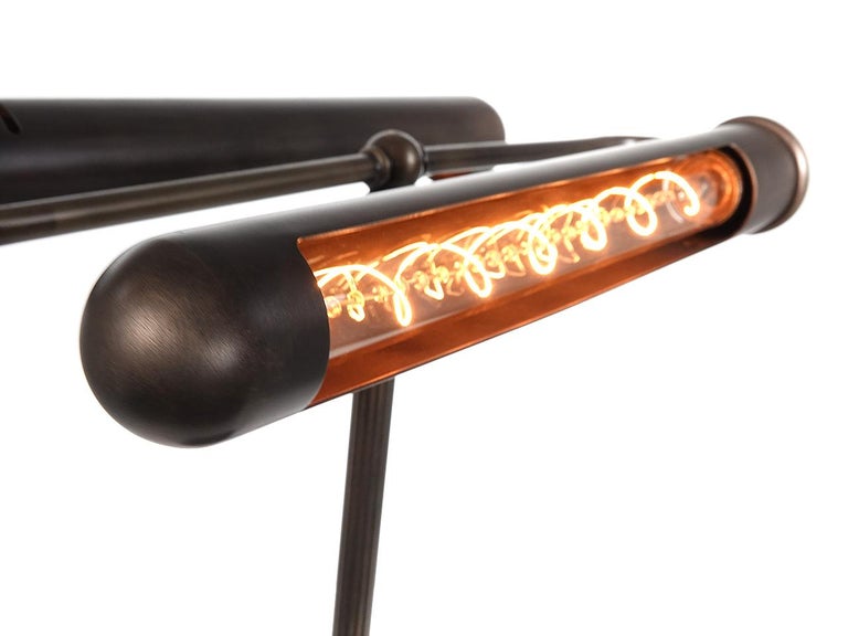 Double Bank Desk Light For Sale at 1stDibs