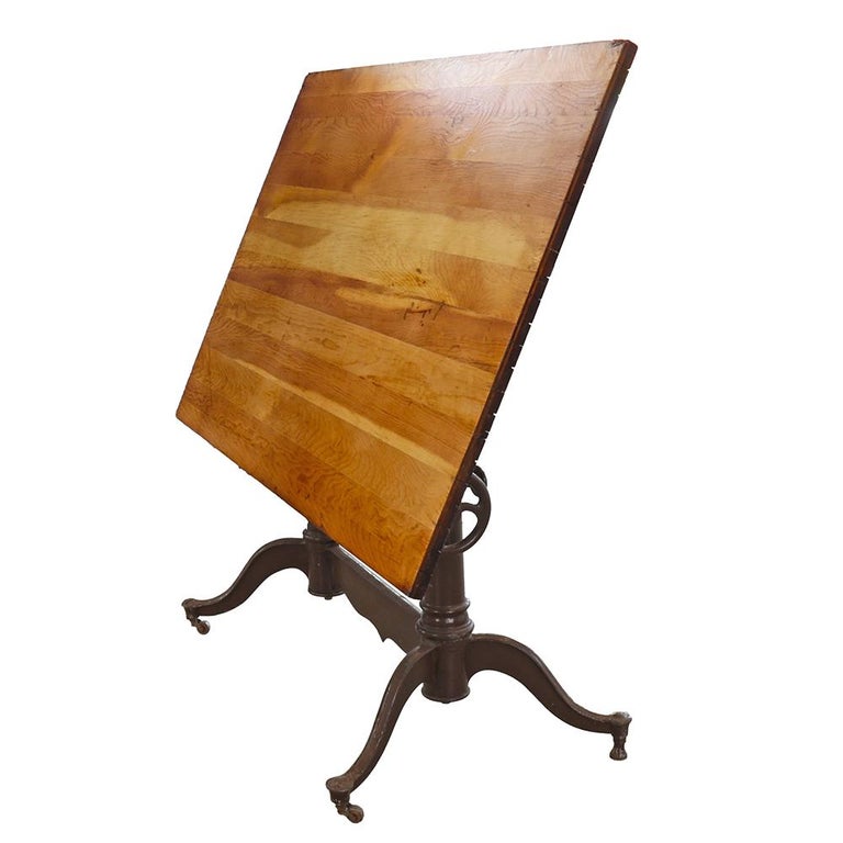 Double Base Drafting Table at 1stDibs