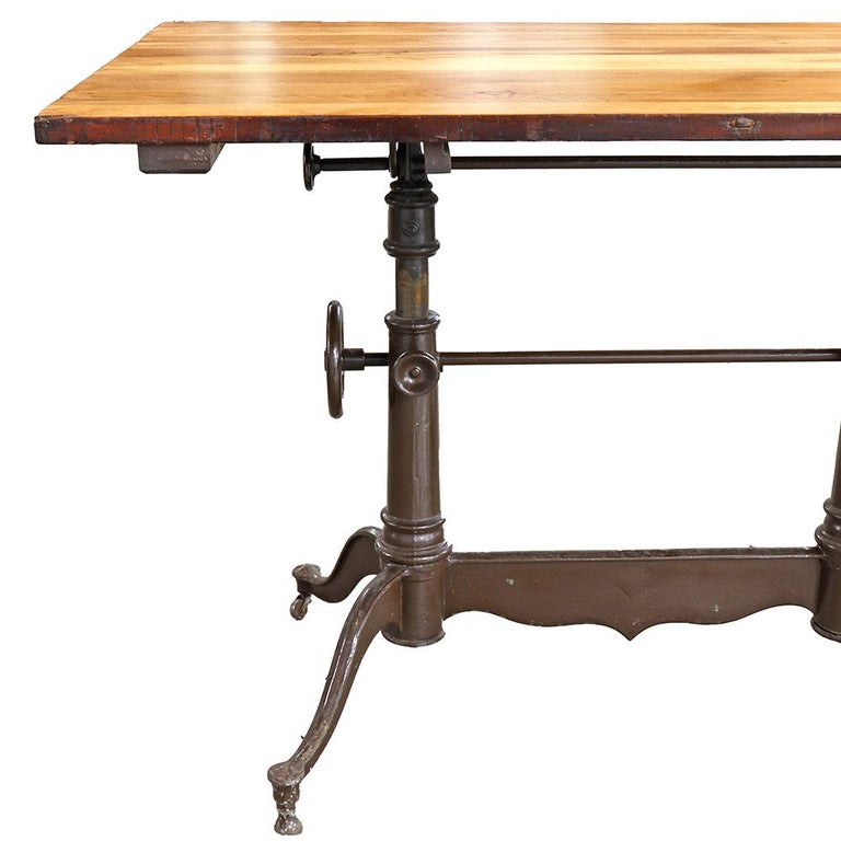 Double Base Drafting Table at 1stDibs