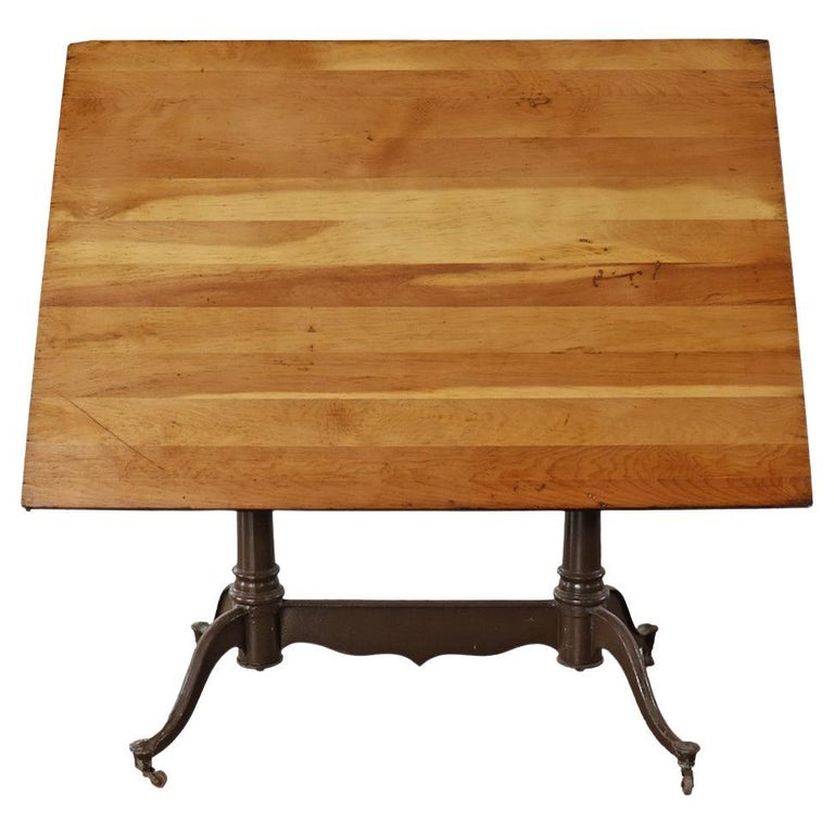 Double Base Drafting Table at 1stDibs
