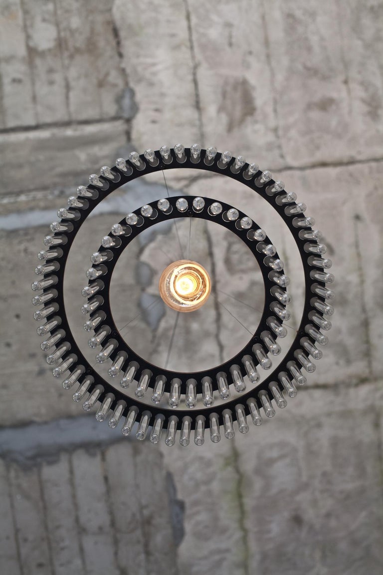 Double Black Maria SC Chandelier by Pani Jurek For Sale at 1stDibs