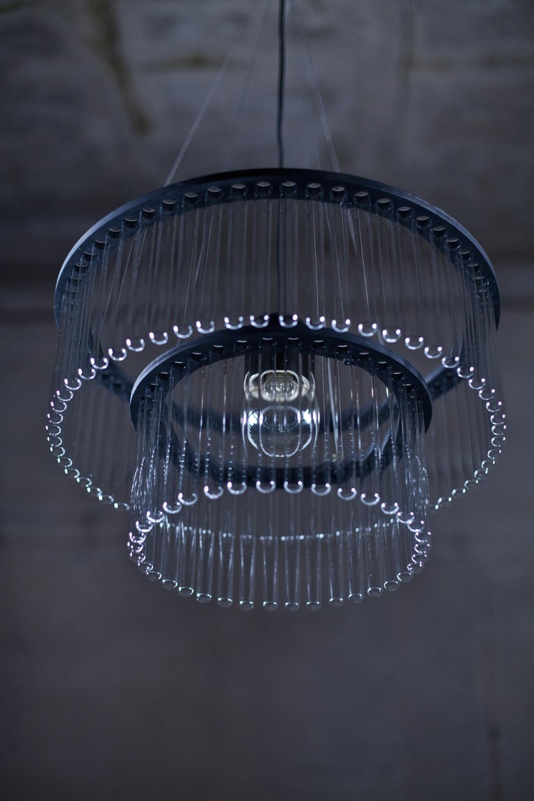 Double Black Maria SC Chandelier by Pani Jurek For Sale at 1stDibs
