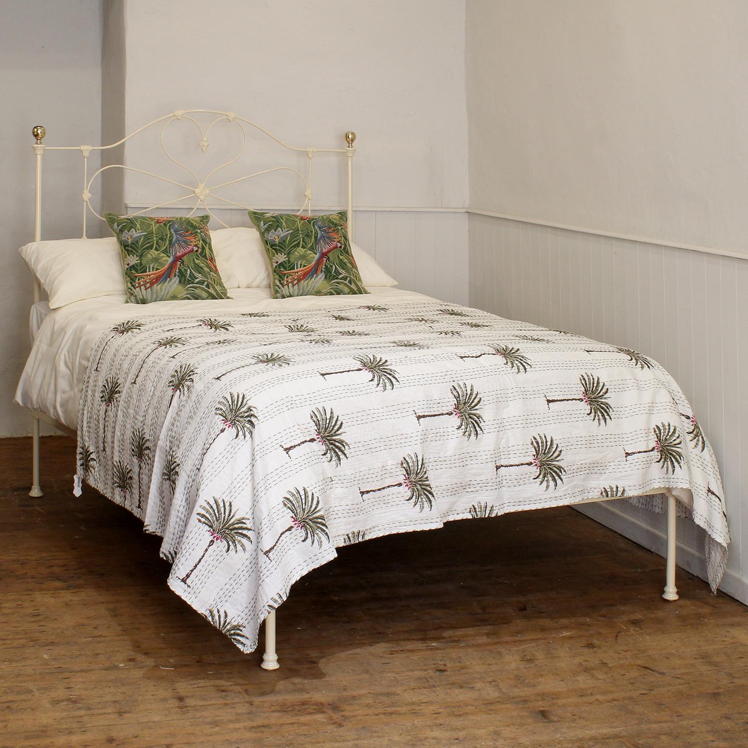 Double Brass and Iron Bed, MD136 at 1stDibs