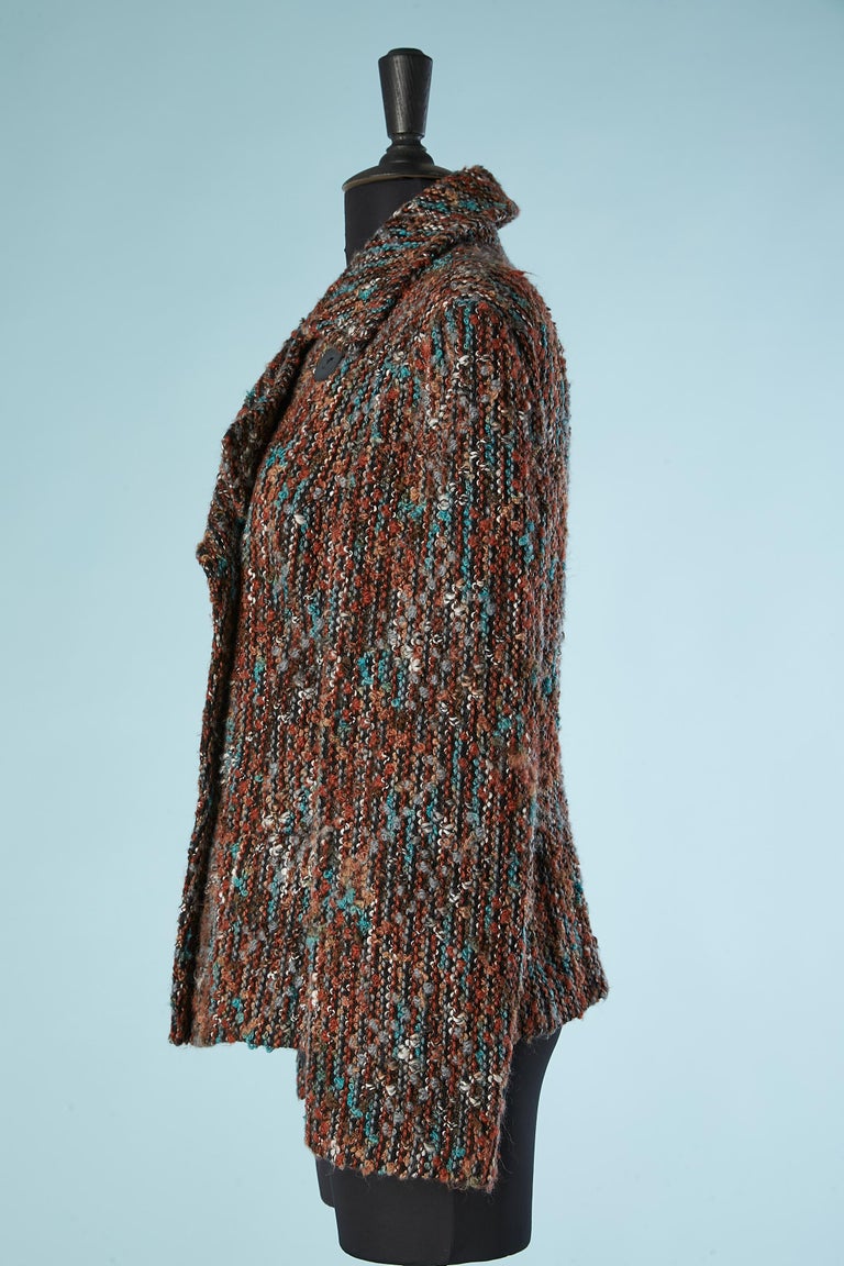 Double breasted tweed jacket Krizia Poi For Sale at 1stDibs