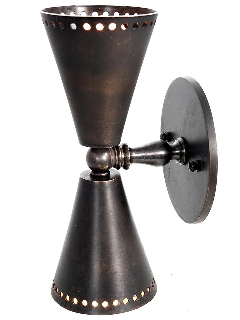 Double Cone Sconce For Sale at 1stDibs