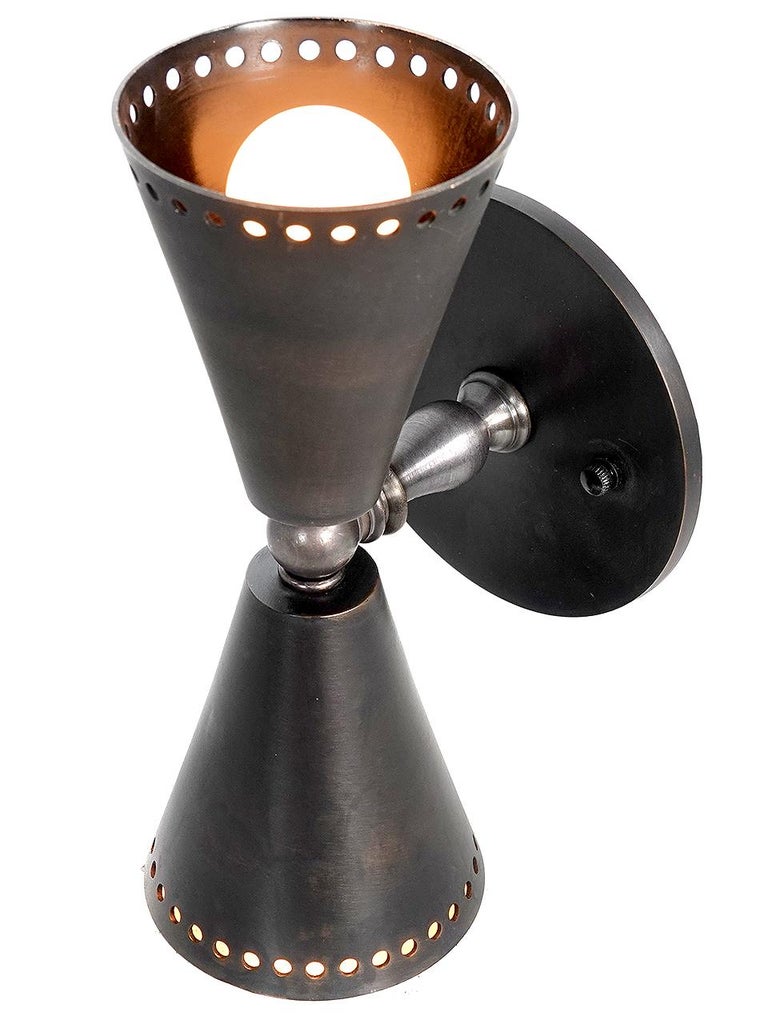 Double Cone Sconce For Sale at 1stDibs