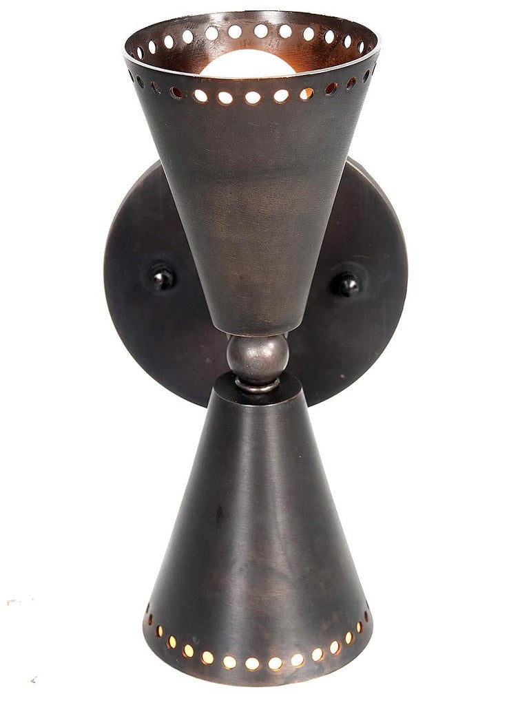 Double Cone Sconce For Sale at 1stDibs